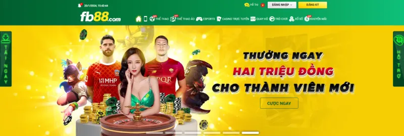 FB88 – Casino trực tuyến dẫn đầu thị trường châu Á
